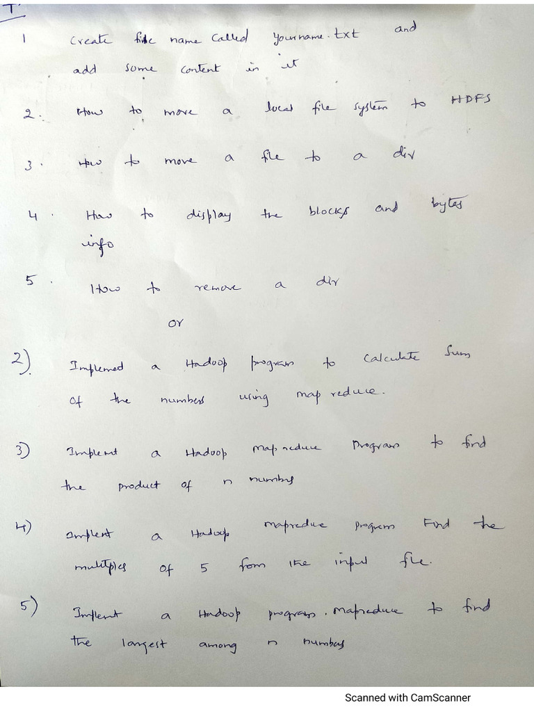 Internal Lab Exam Question Paper | PDF Internal Lab Exam Question Paper | PDF