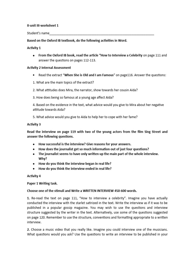 II-unit III-WORKSHEET-I | PDF II-unit III-WORKSHEET-I | PDF