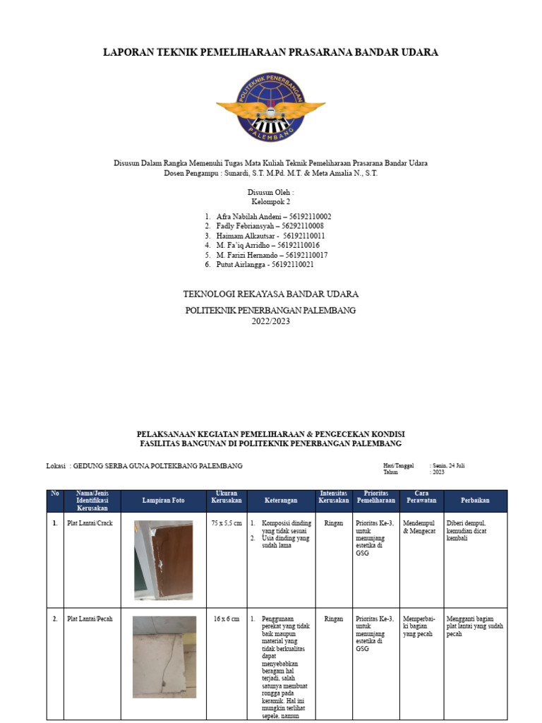 Kel. 2 - Laporan Pemeriksaan GSG - TRBU | PDF