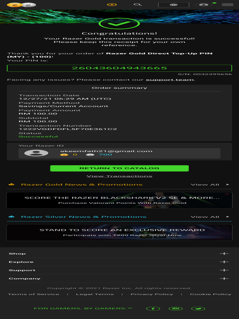 The New Razer Gold & Silver | PDF