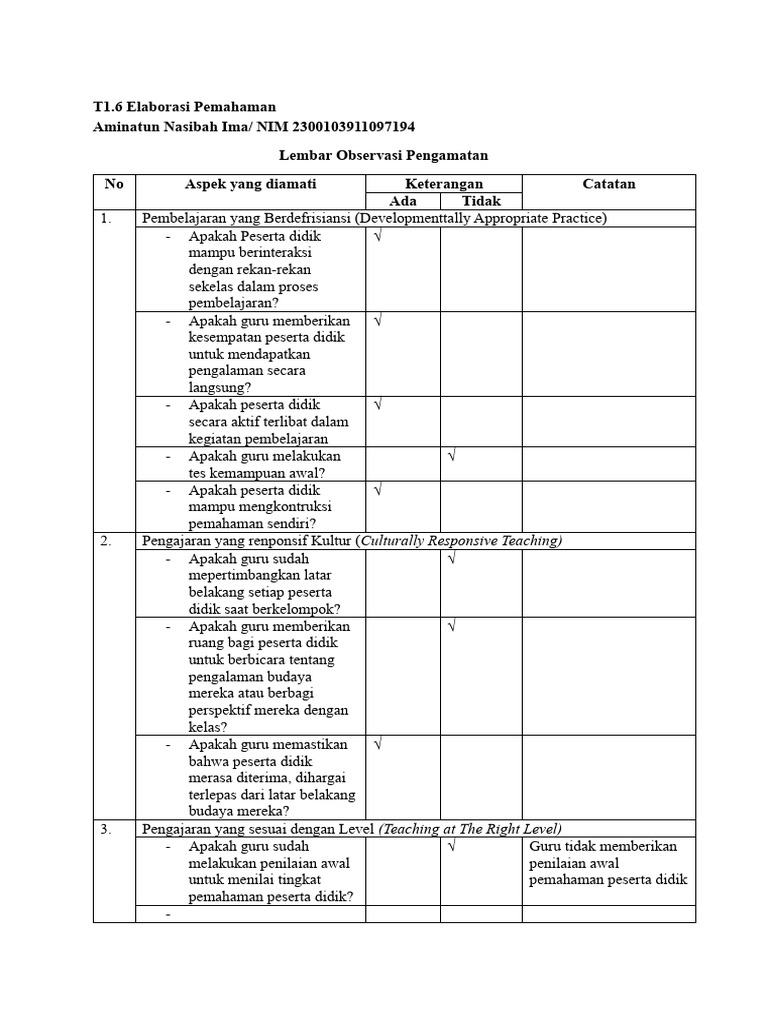 T1.6 Elaborasi Pemahaman (PPD) | PDF