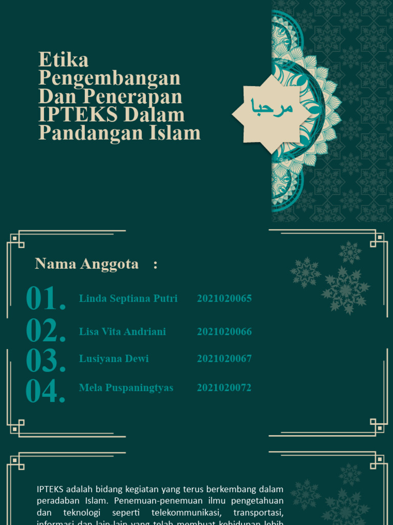 Ipteks Kelompok 5 | PDF