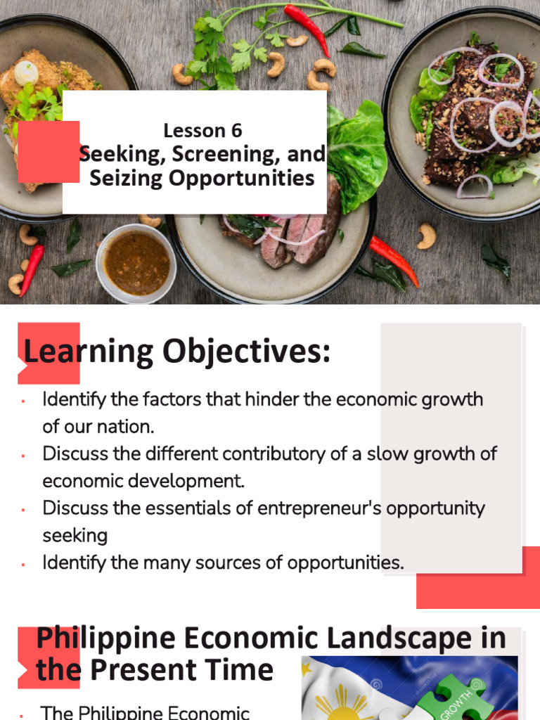 6 Seeking Screening and Seizing Opportunities | PDF | Entrepreneurship ...
