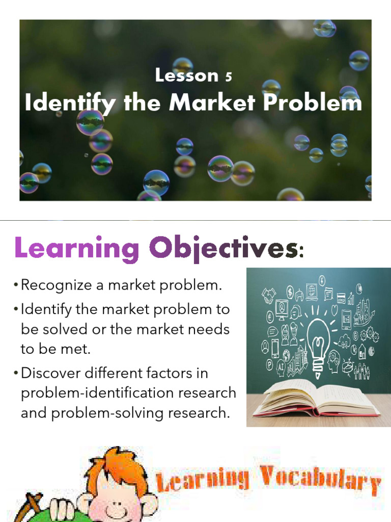 5 Identify The Market Problem | PDF | Marketing | Market Segmentation