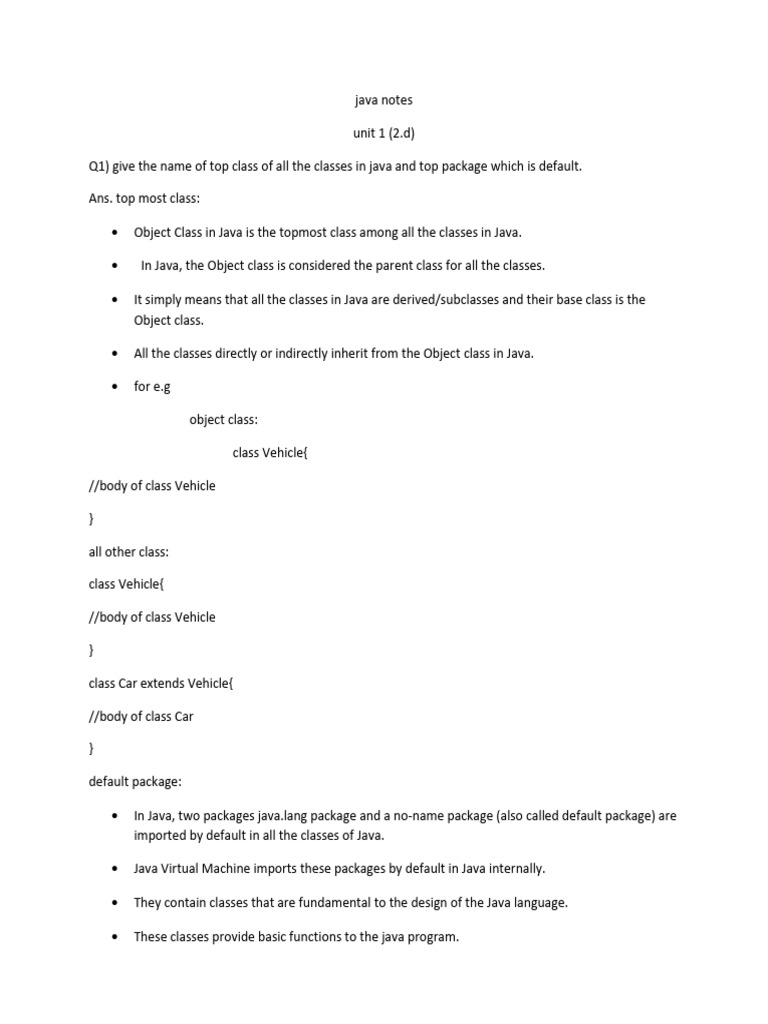 Java Unit 1 Complete Pdf