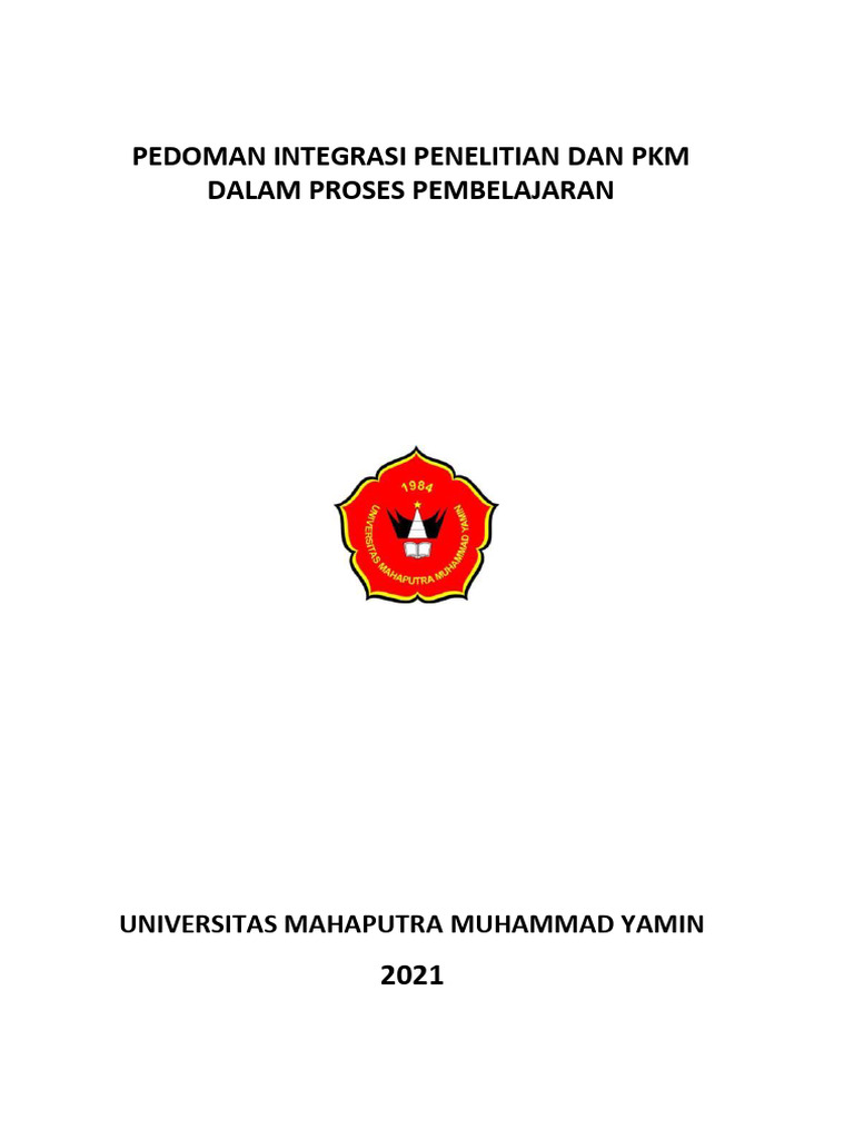 Pedoman Integrasi Penelitian PKM | PDF Pedoman Integrasi Penelitian PKM | PDF