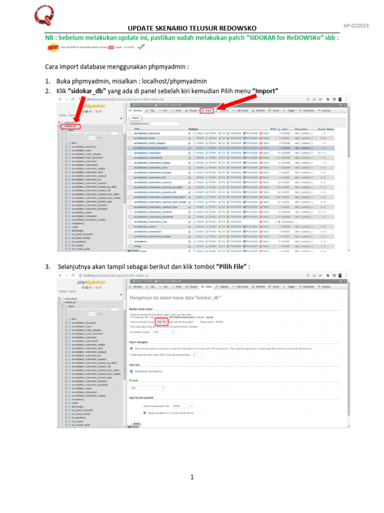 Update Skenario Telusur Baru 022023 | PDF | Komputer