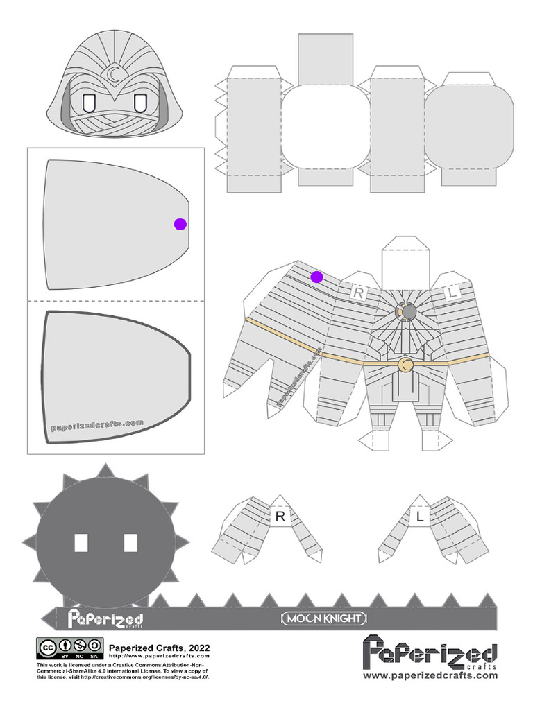 Moon Knight Papercraft | PDF