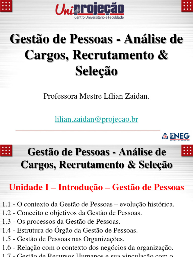 2a Aula - Introducao - GPARS - 20230812-1904 | PDF | Carreira e Crescimento