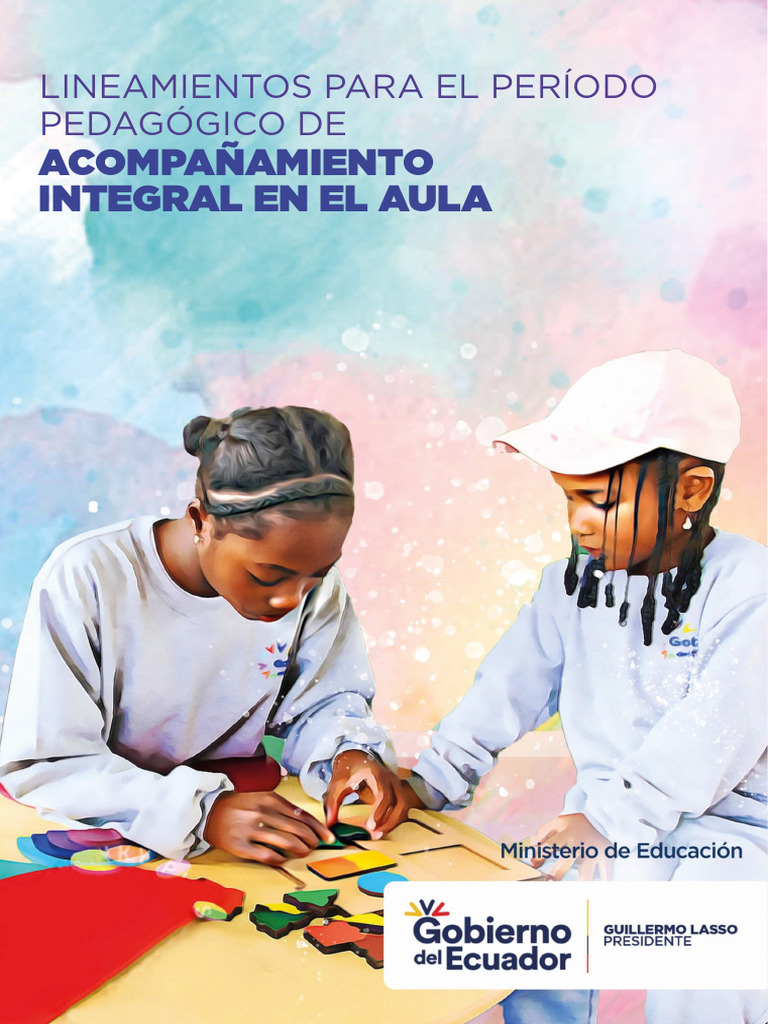 Lineamientos para El Periodo Pedagogico Acompanamiento Integral en Aula ... Lineamientos para El Periodo Pedagogico Acompanamiento Integral en Aula ...