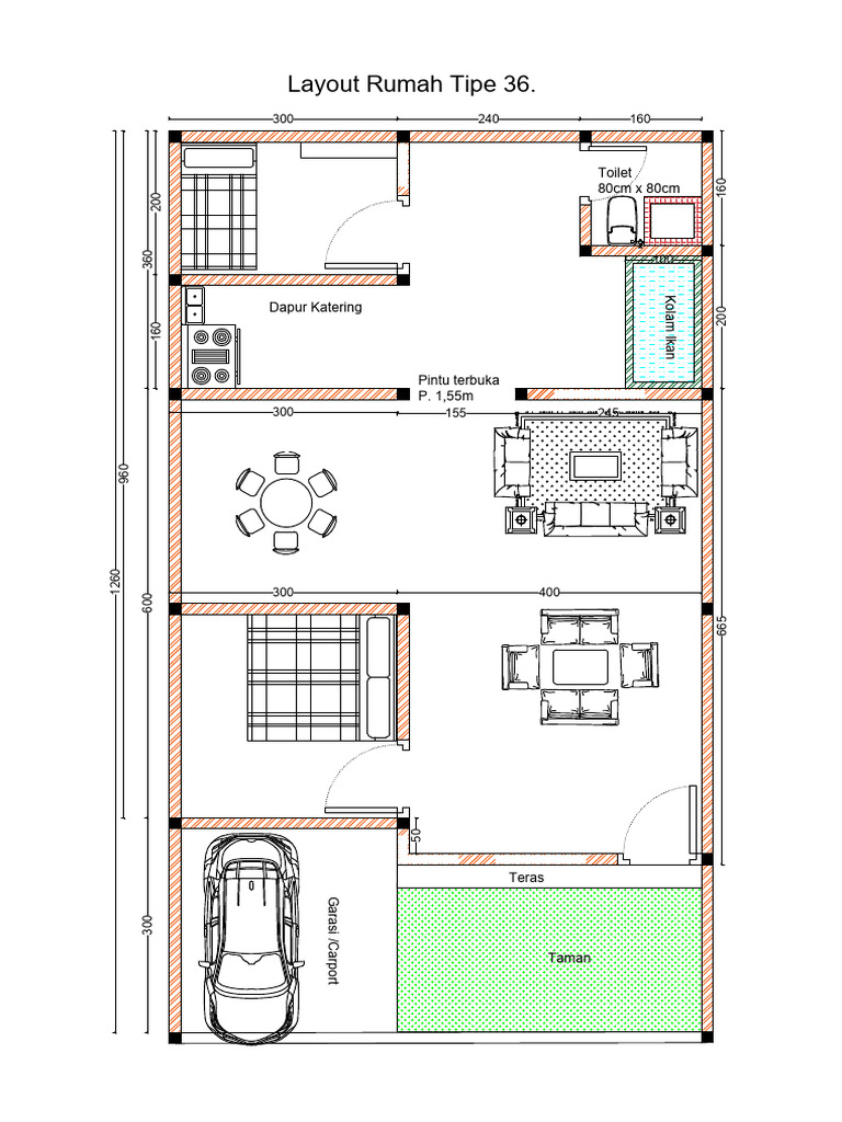 Denah Rumah Type 36 | PDF
