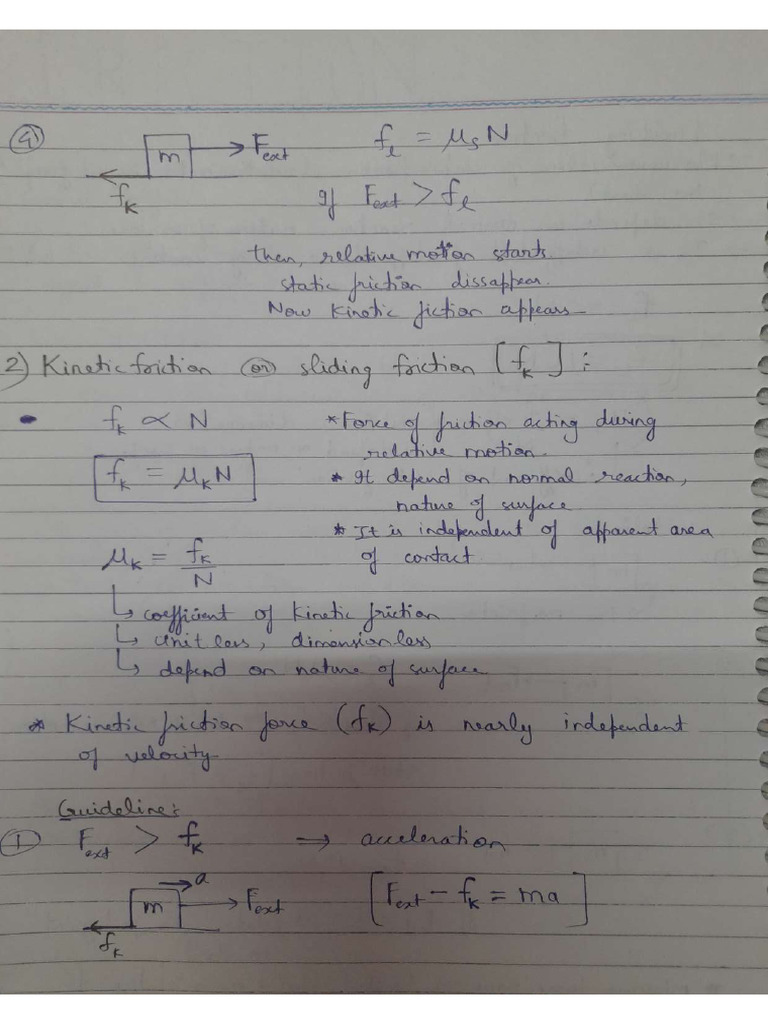 Kinetic Friction | PDF