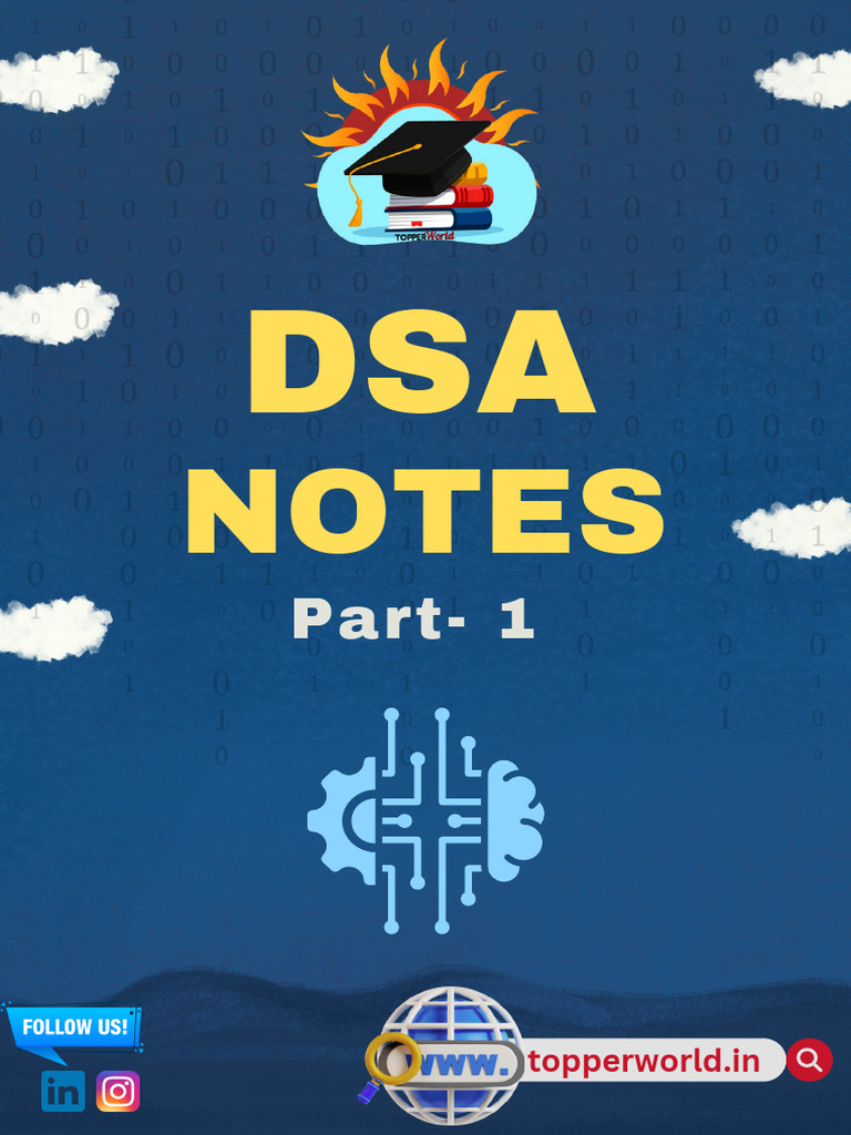 DSA Notes 1696643326 | PDF | Integer (Computer Science) | Pointer ... DSA Notes 1696643326 | PDF | Integer (Computer Science) | Pointer ...
