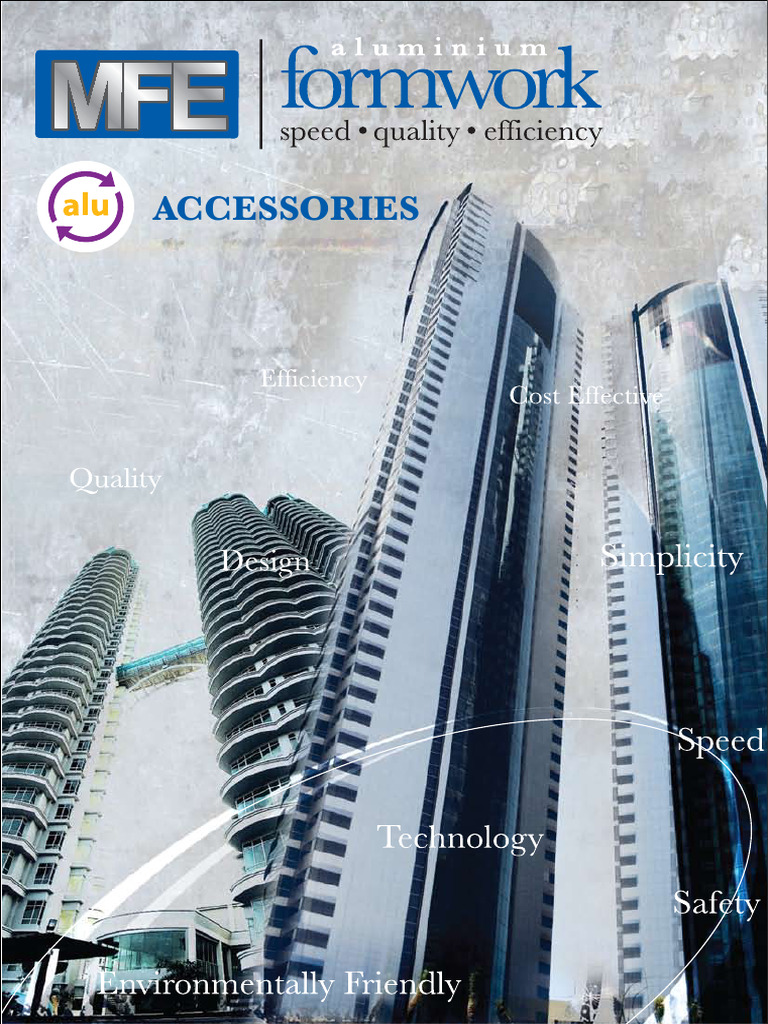 MFE Accessories Brochure (old) | PDF | Screw | Structural Engineering