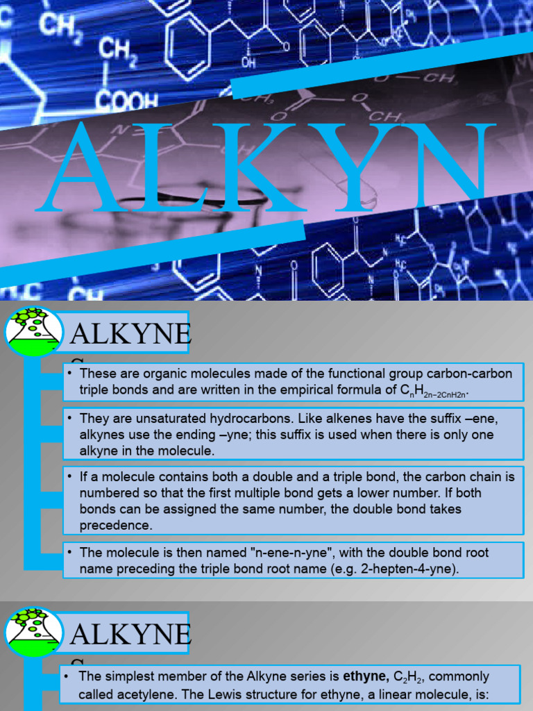 ALKYNES (Autosaved) | PDF