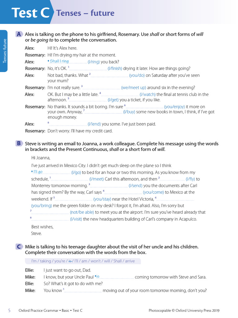 TNE Oxford Practice Grammar Basic Tests | PDF TNE Oxford Practice Grammar Basic Tests | PDF