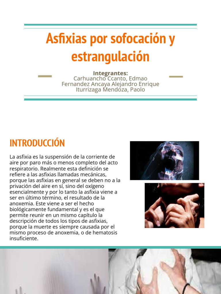 Asfixias Por Sofocación y Estrangulación | PDF | Sistema respiratorio ...