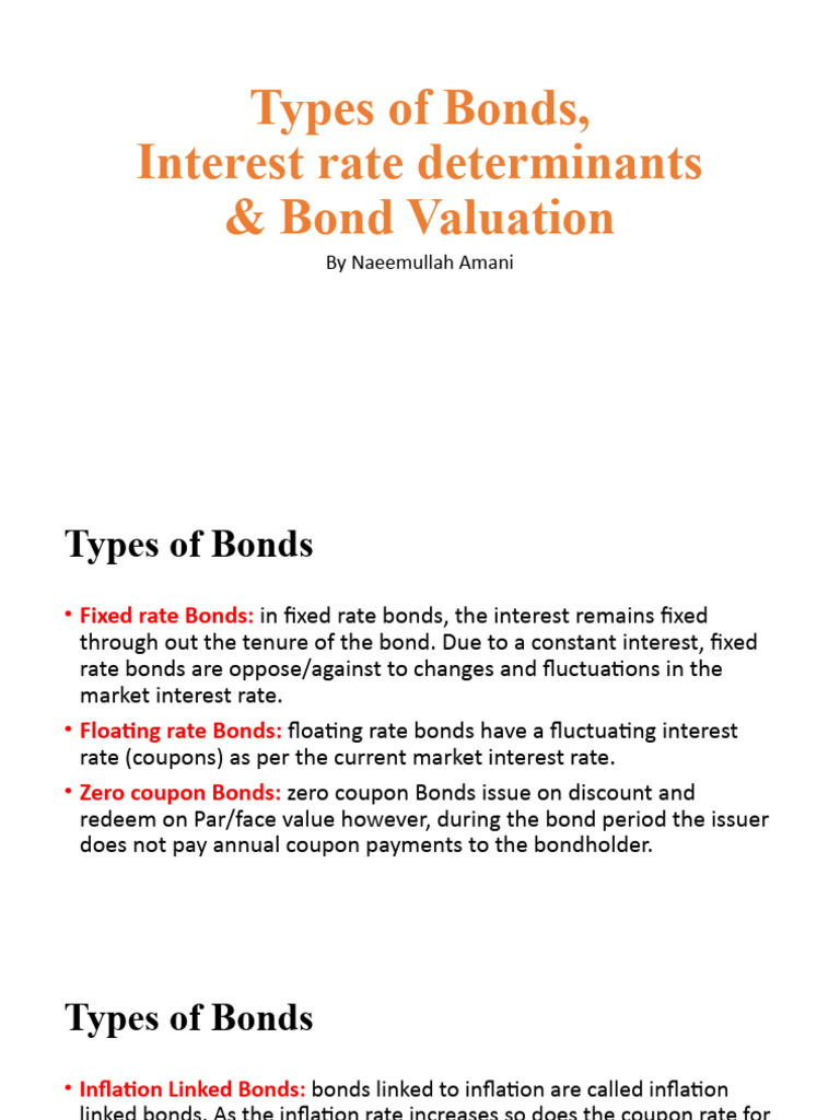Lecture-4 Bonds and Bond Valuation | PDF | Bonds (Finance) | Yield (Finance)