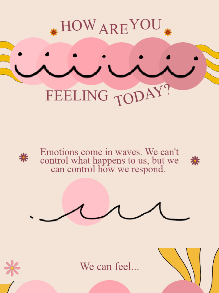 Cream Pink Vintage Retro Feelings Check in Presentation | PDF