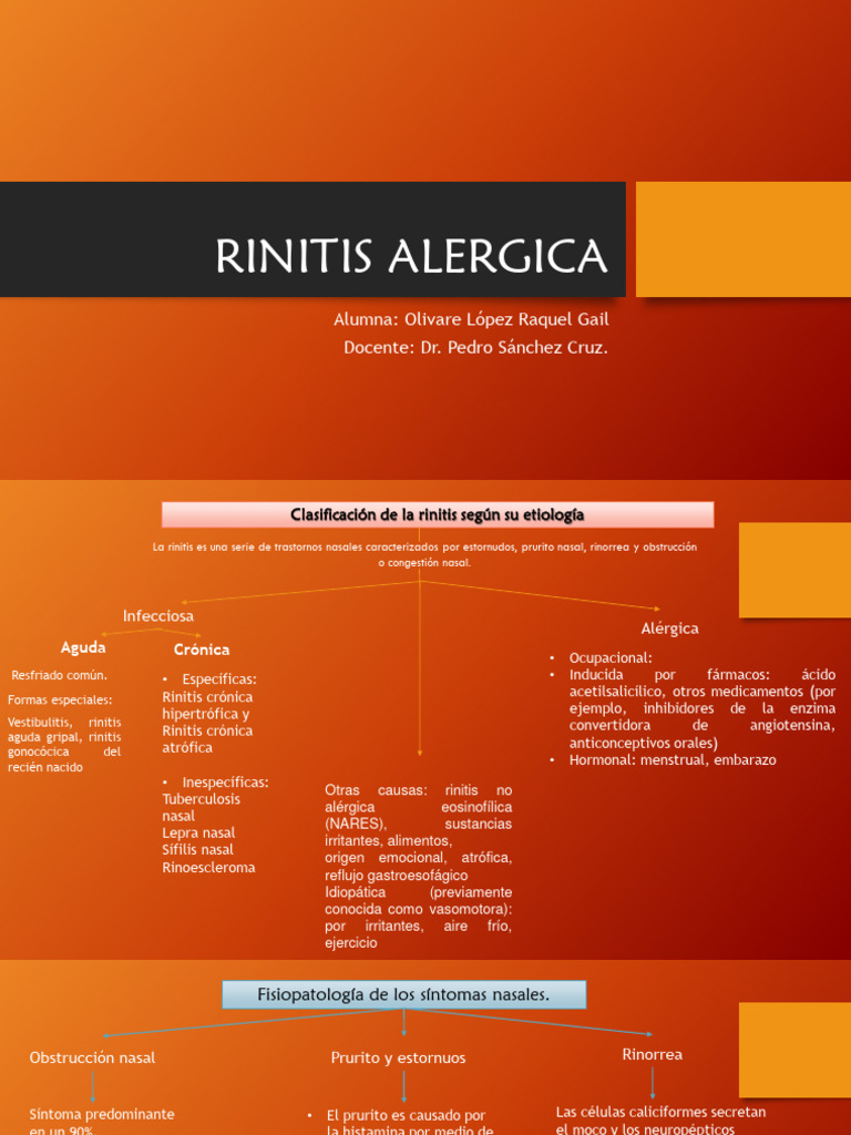 RINITIS Lista | Descargar gratis PDF | Alergia | Célula B