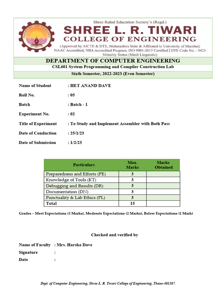 LPS in Assembler Design | PDF | Assembly Language | String (Computer Science)