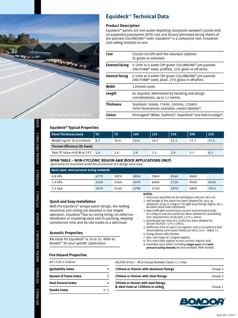 Equideck_Technical_Data_Sheet | PDF