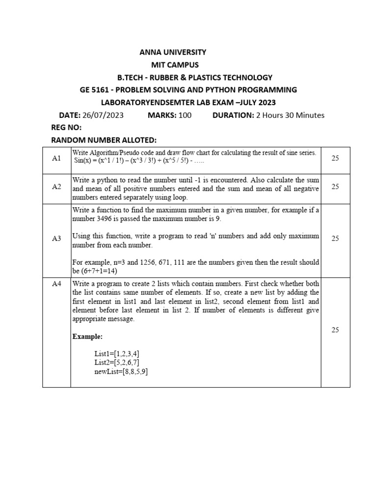 Write Algorithmpseudo Code And Draw Flow Chart For Calculating The Result Of Sine Series Sin