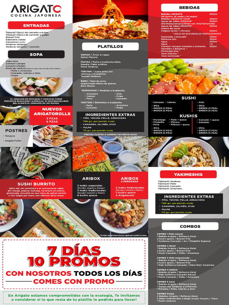 Menu Arigato 2021 | PDF