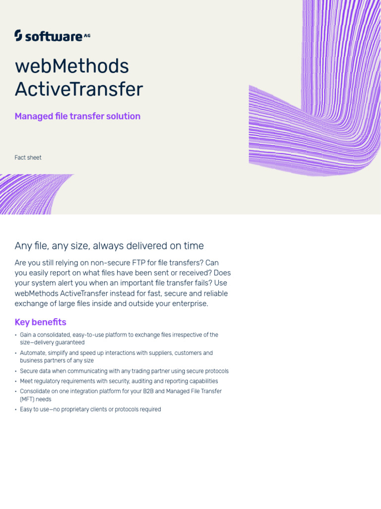 Fs Webmethods Activetransfer en | PDF | File Transfer Protocol | World Wide Web