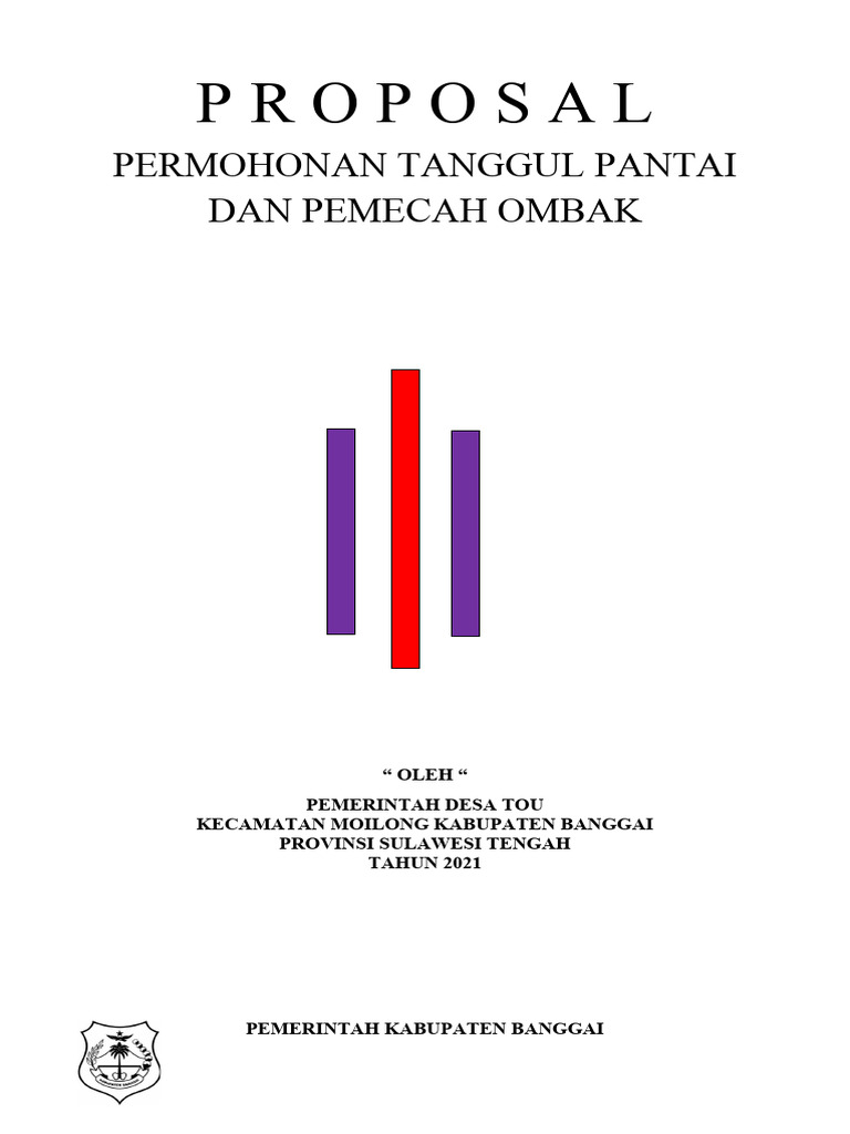 Proposal Tanggul Pantai Desa Tou | PDF