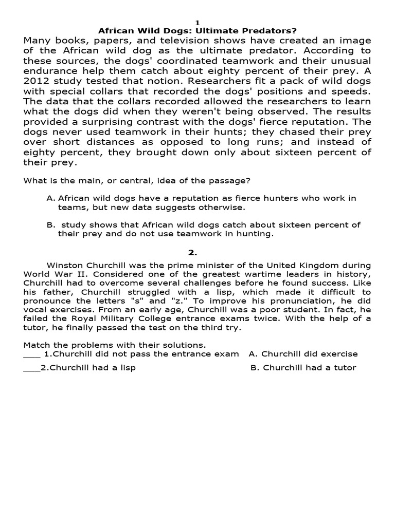 reading-exercises | PDF