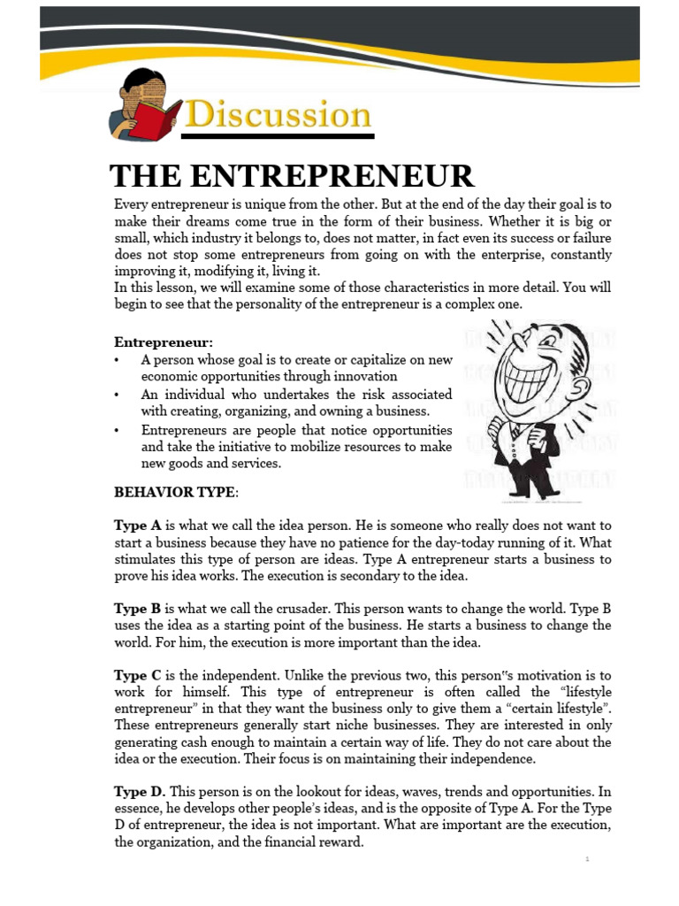 Entrep vs. Manager | Download Free PDF | Entrepreneurship | Thought