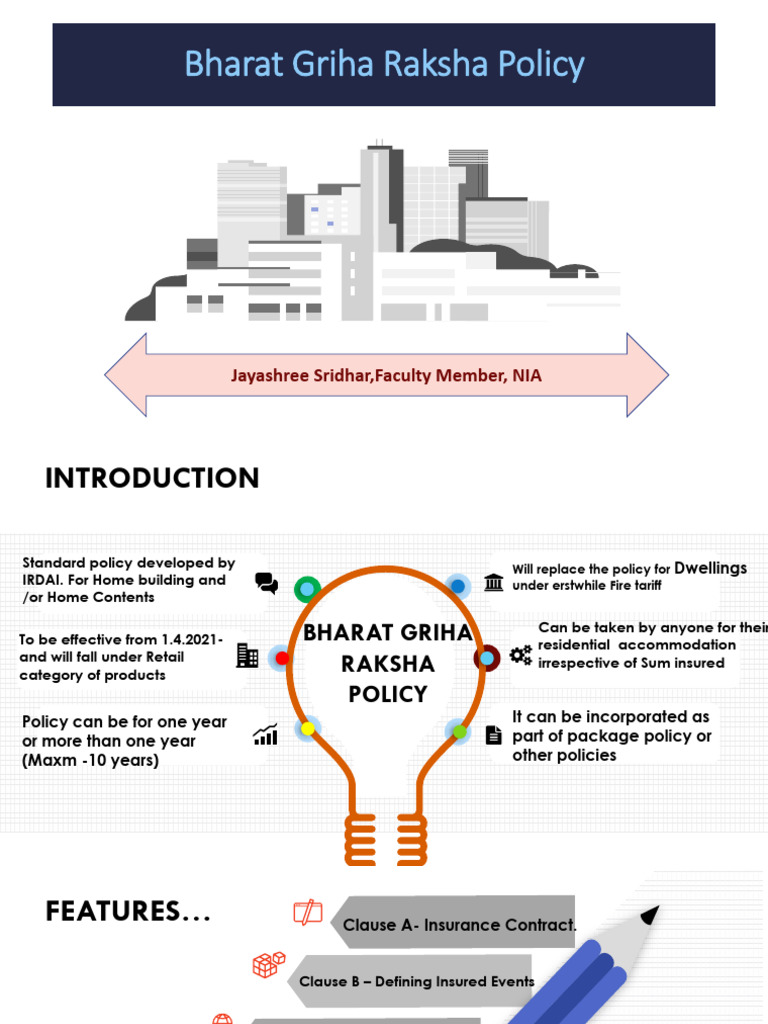 Griha Raksha Policy - Jayashree Sridhar | PDF | Insurance | Renting