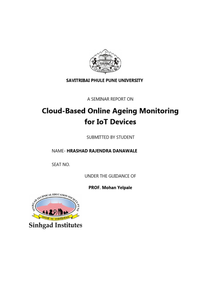 Seminar Report | PDF | Integrated Circuit | Cloud Computing