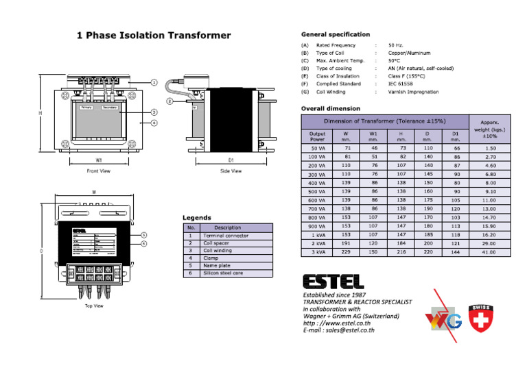 Isolation Transformer | PDF