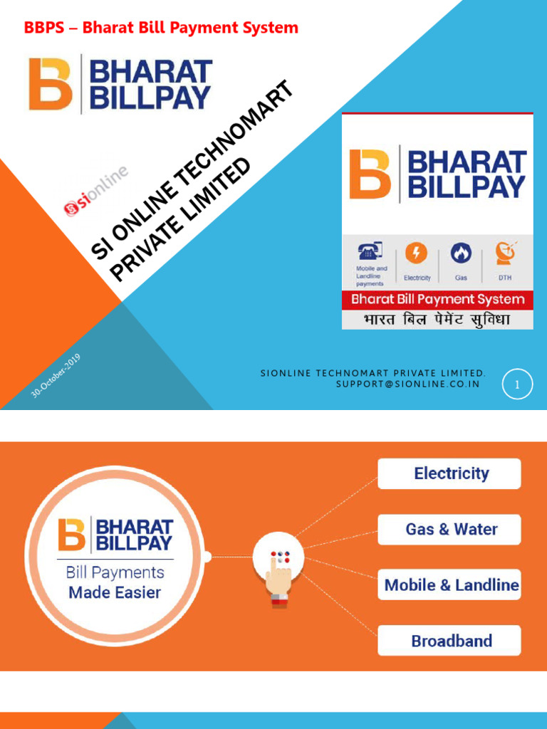 OM AR T D: BBPS - Bharat Bill Payment System | PDF