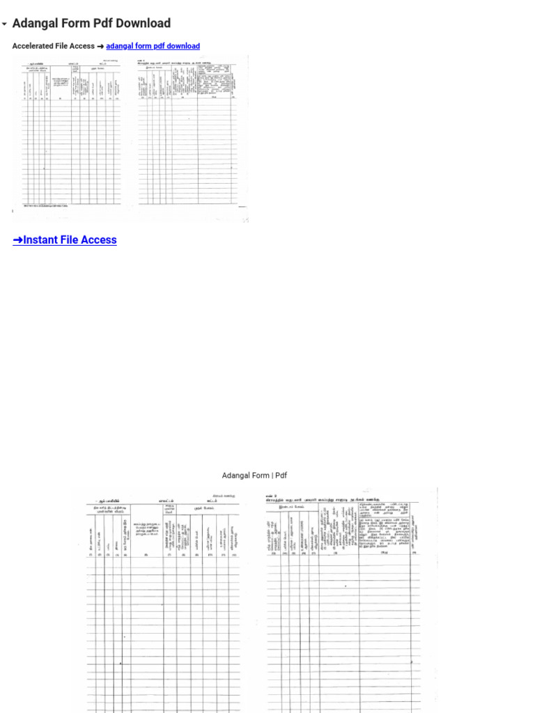 Adangal Form PDF Download - Colaboratory | PDF
