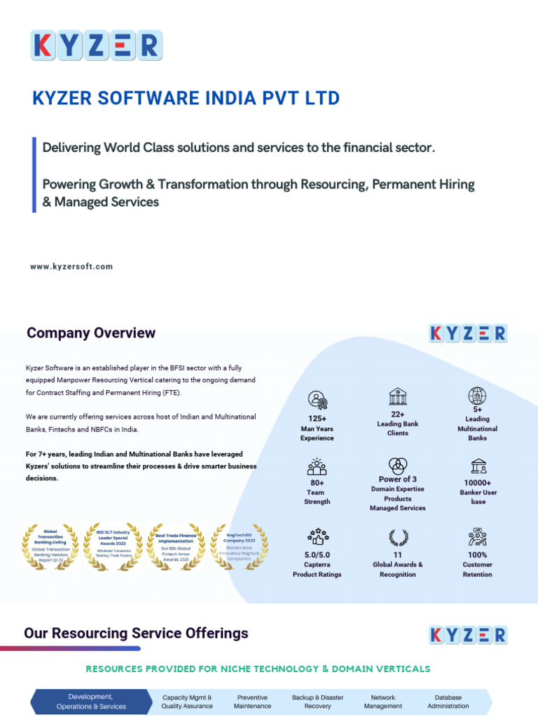 Kyzer Software - Resourcing Services v1.91 | PDF | Banks | Databases
