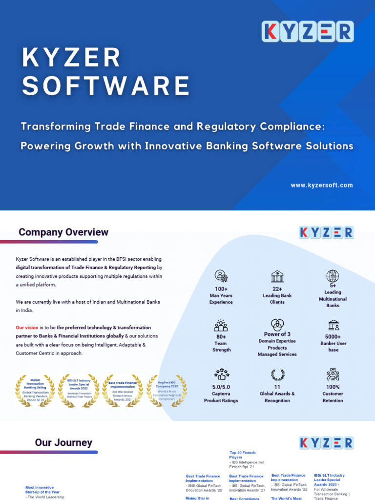 Kyzer Software - Corporate Profile | PDF | Business | Finance & Money Management