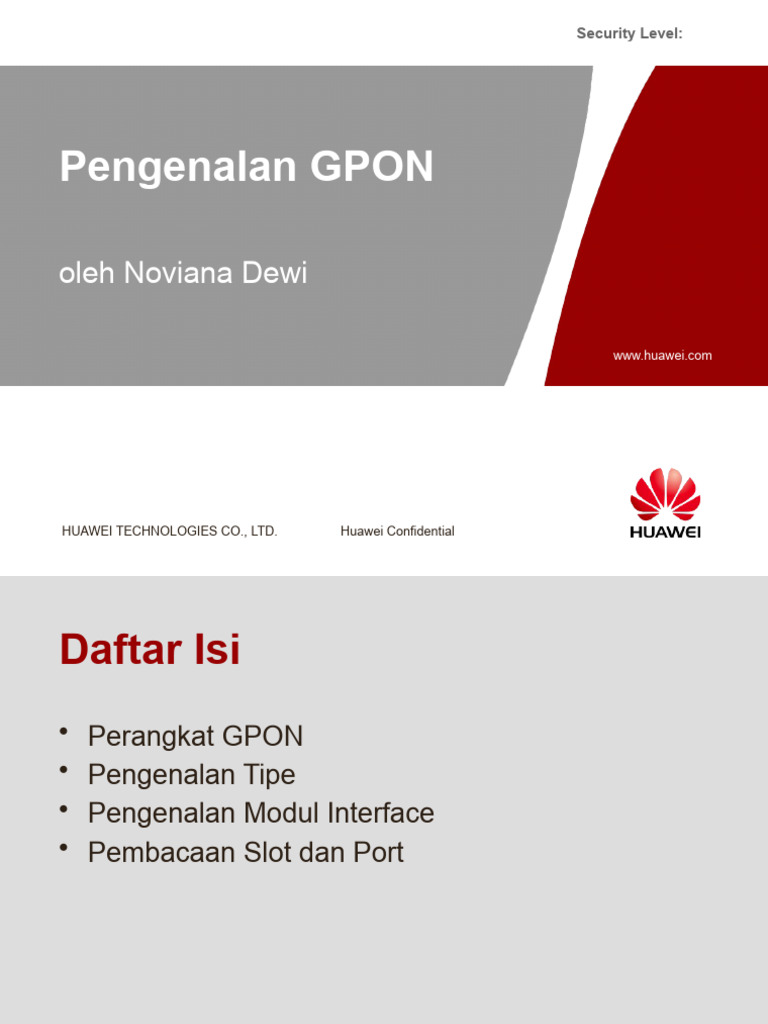 GPON Introduction | PDF
