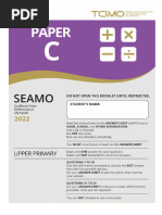 SAMPLE Seamo A Past Paper | PDF | Science | Mathematics