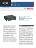 Plena Voice Alarm Controller LBB1990/00 | PDF | Microphone | Amplifier