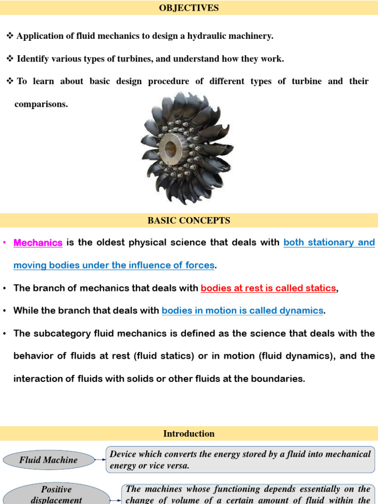 Hydraulic Machinery Design Overview | PDF | Turbomachinery | Turbine