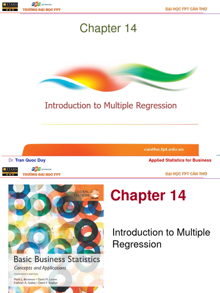 Chapter 14-Introduction to Multiple Regression | PDF | Linear Regression | Errors And Residuals