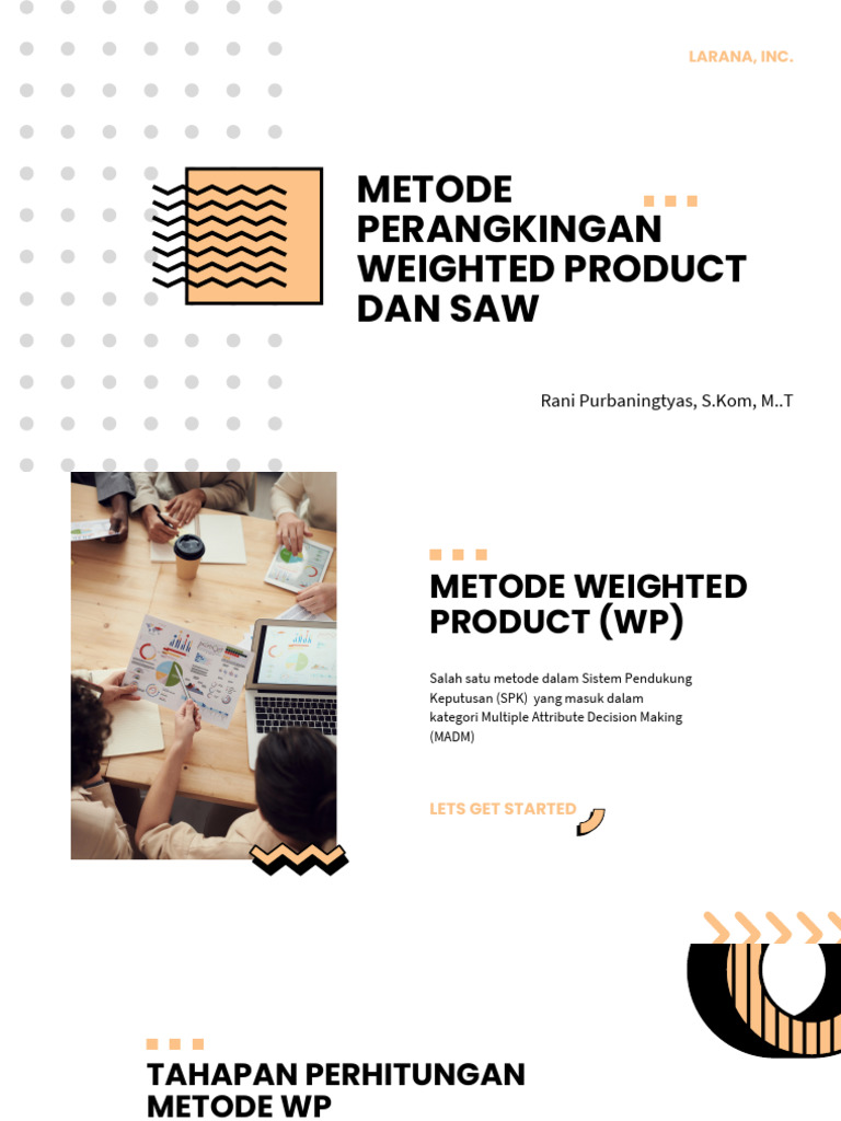 Metode WP dan SAW dalam SPK | PDF | Bisnis