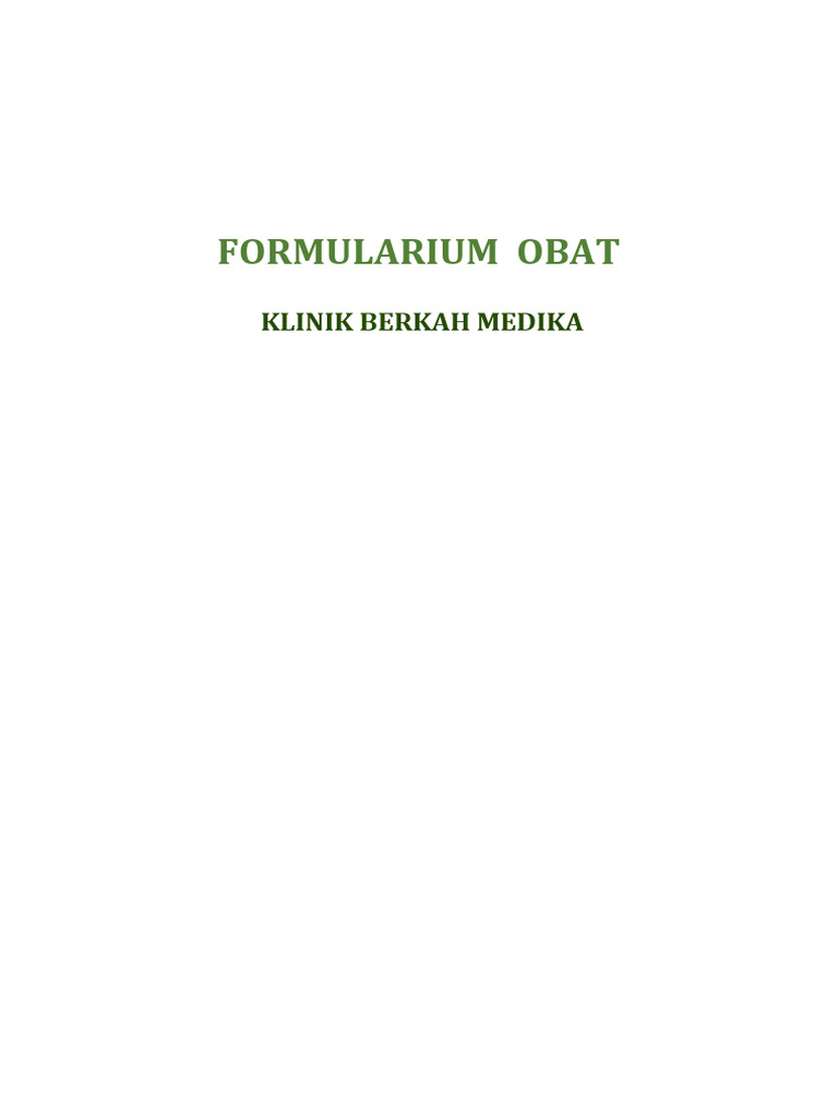 Formularium | PDF
