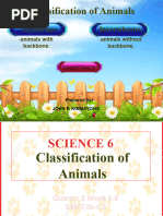 Science 6 - Week 5 - 2nd Quarter | PDF | Vertebrates | Invertebrate