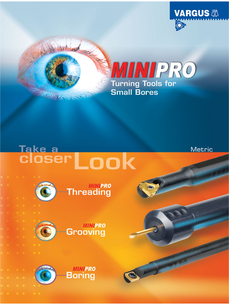Vargus Mini Pro Catalog Metric | PDF | Mechanical Engineering | Tools