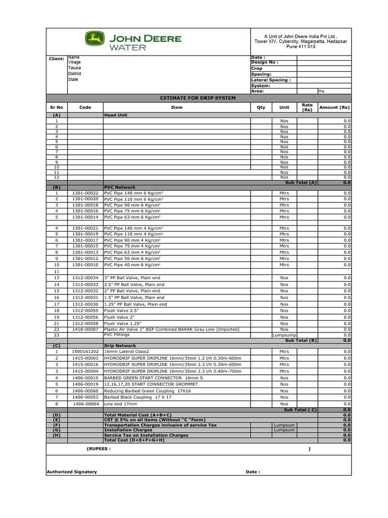 DI-196 Geo Flow - 26.9.23 - Order2 | PDF | Valve | Invoice