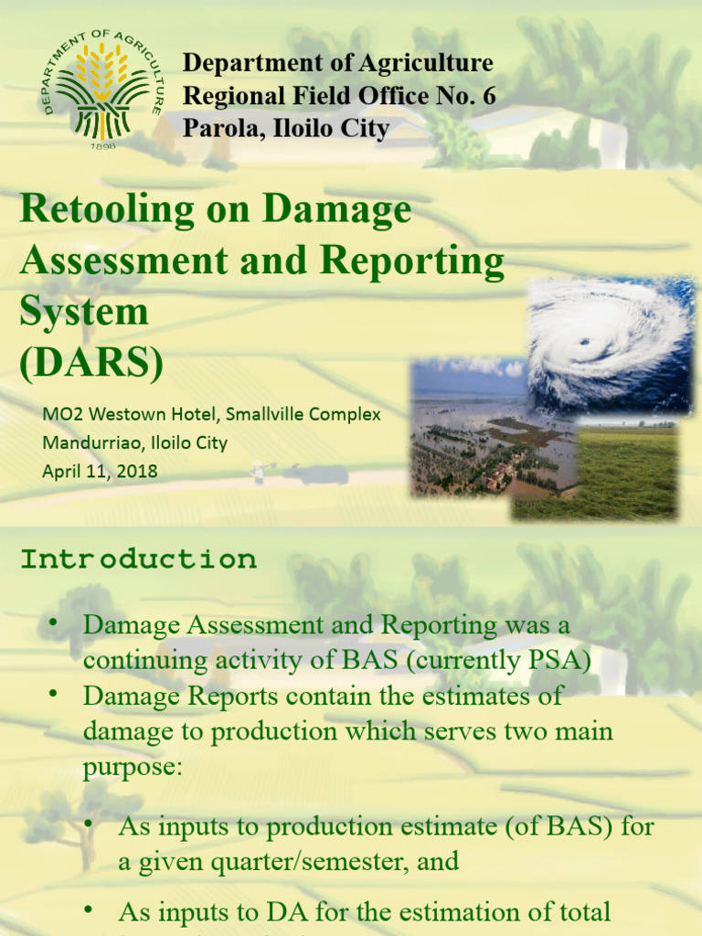Presentation On Retooling For AEWs On DARS Retooling Rice Program | PDF